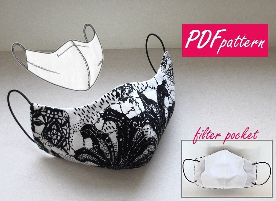 Diy Face Mask Patterns - Etsy