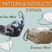 Face Mask Pattern PDF Reusable Mask Download Sewing Instructions 2 ...