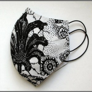 Face Mask Pattern PDF Reusable Mask Download Sewing Instructions 2 ...