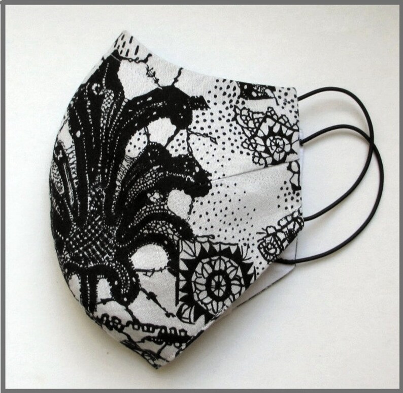 Face Mask Pattern PDF Reusable mask download Sewing | Etsy