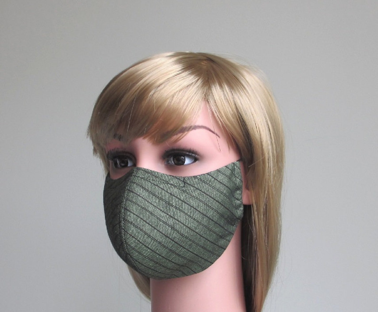 3D Face Mask Pattern PDF Reusable Cloth Sewing Mask - Etsy