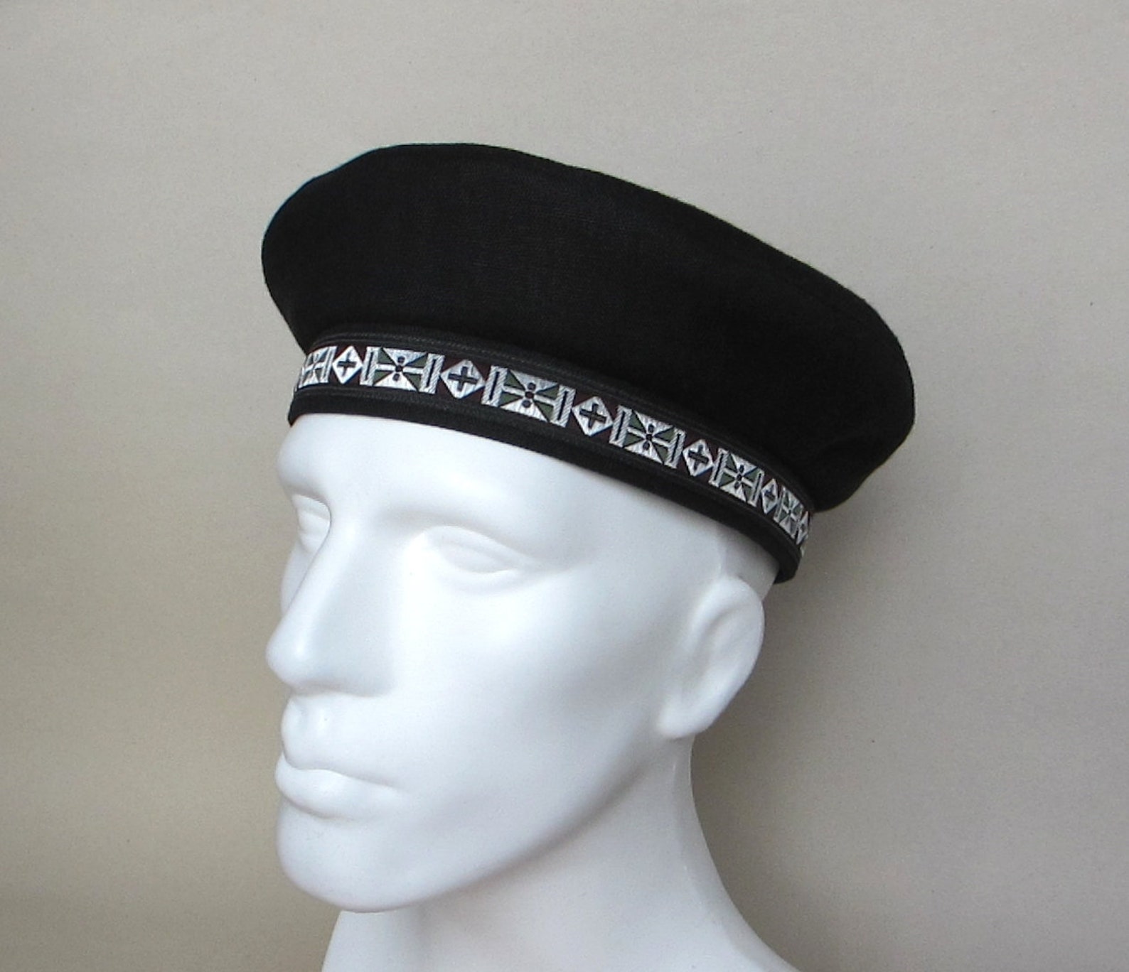 Bohemian Hipster Beret Hat Hippie Cotton Men Hat Boho Style - Etsy