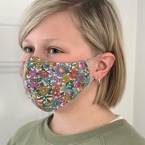 Reusable Mask Pattern Download PDF Face Mask Sewing Diy 2 Styles S,M,L ...