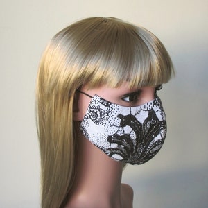 Face Mask Pattern PDF Reusable Mask Download Sewing Instructions 2 ...