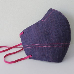 Reusable Mask Pattern Fitted Face Mask Download Cloth Mask Pattern 3 ...