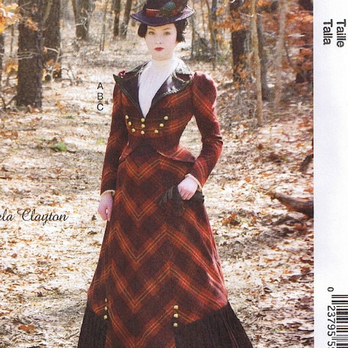 Victorian Gathered Top Jacket Long Skirt Walking Suit - Etsy