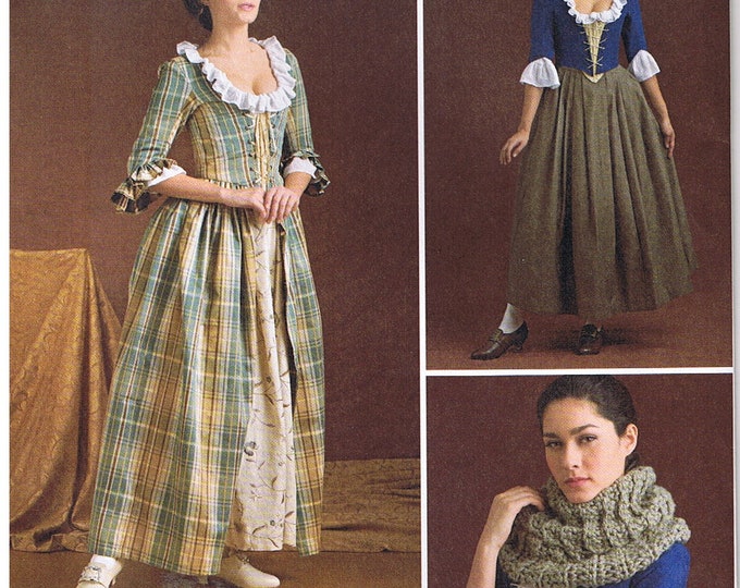 Historical 18th Century Scottish Highlander Claire Outlander Dress ...