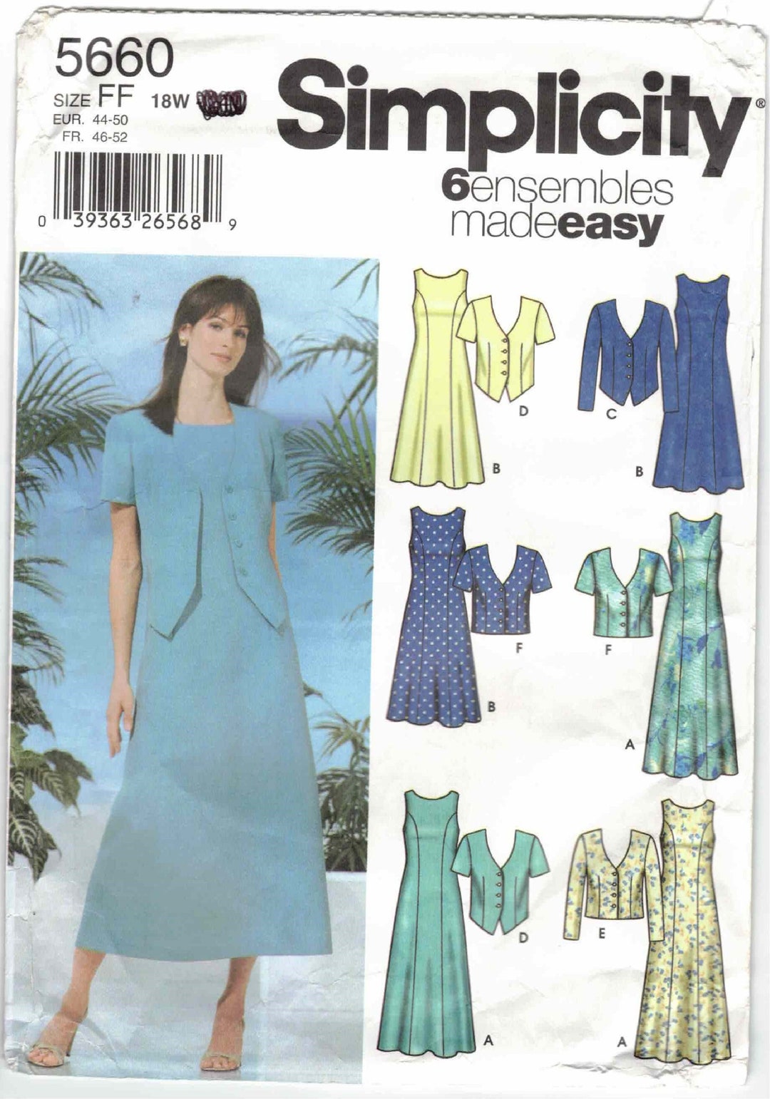 Sleeveless Princess Seam Dress & Short or Long Sleeve Button Front ...