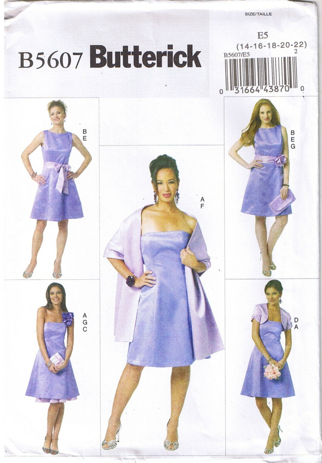 Easy to Sew Fitted A Line Princess Seam Formal Prom Dress Gown Slip ...