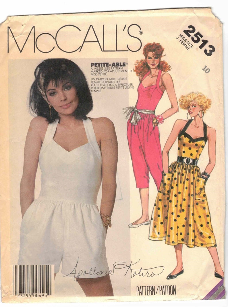 80s Halter Dress Jumpsuit & Romper Princess Seam Sweetheart - Etsy