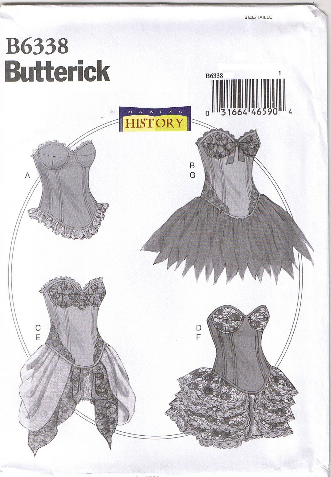 Historical Renaissance Victorian Boned Curved Hem Corset Skirt Cosplay ...