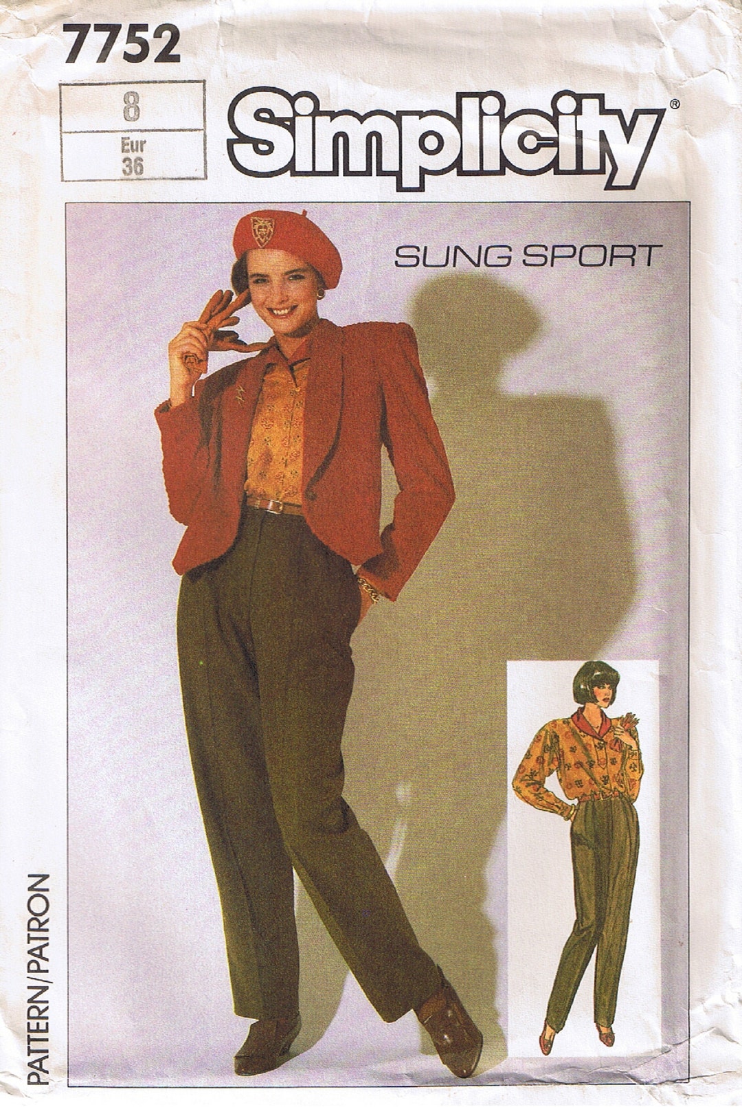 80s Button Front Shirt Pleated Pants Shawl Collar Jacket Long Sleeve ...