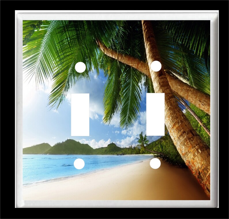 PALM TREE PARADISE #2 Light Switch Cover Plate or Outlets Home Decor - Etsy