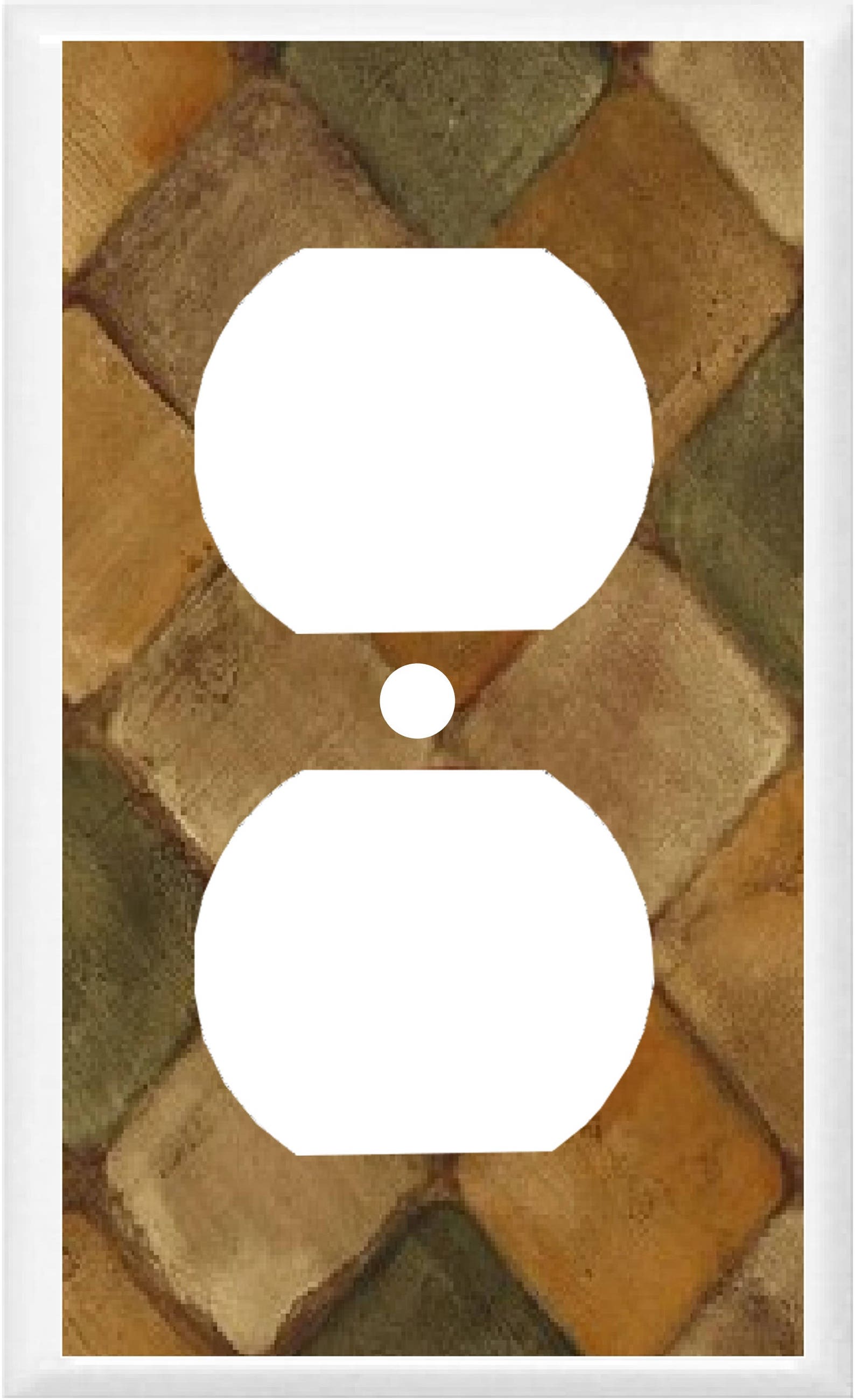 Italian Tuscan Tile Design Earth Tones Kitchen Home Decor Light Switch ...