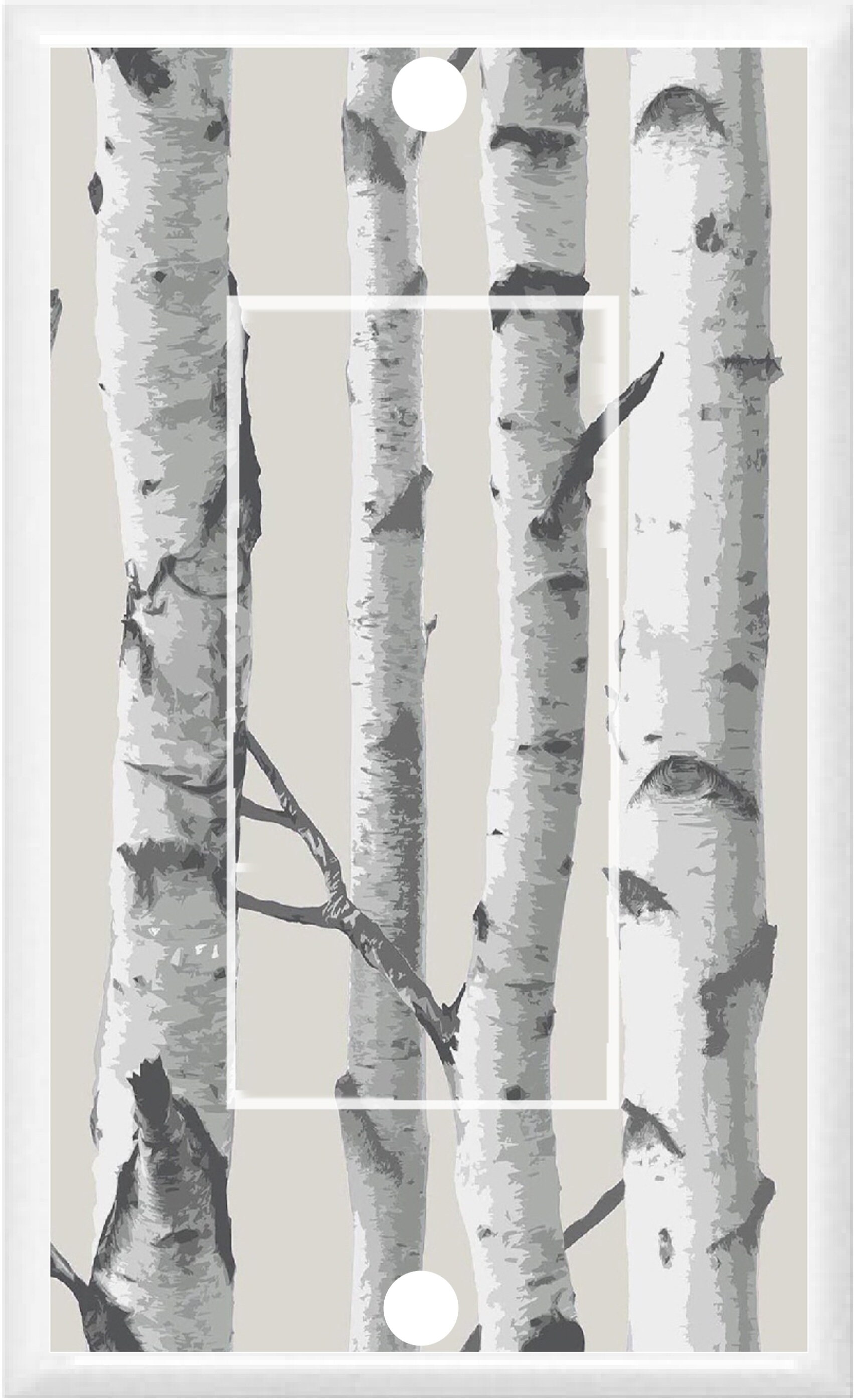 Birch Tree Trees Country Rustic Light Switch Cover Plate or Outlet Home ...