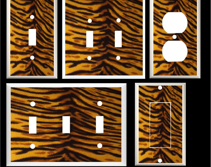 PAW PRINTS Black on Brown Light Switch Cover Plate or Outlet - Etsy