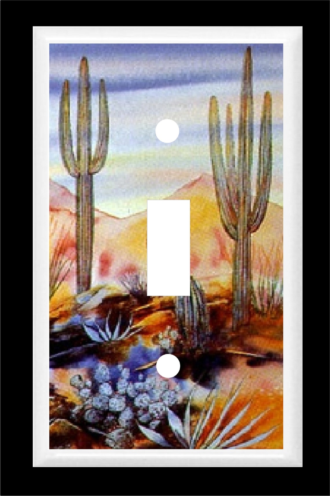 SOUTHWEST DESERT CACTUS #1 Light Switch Cover Plate Home Decor - Etsy