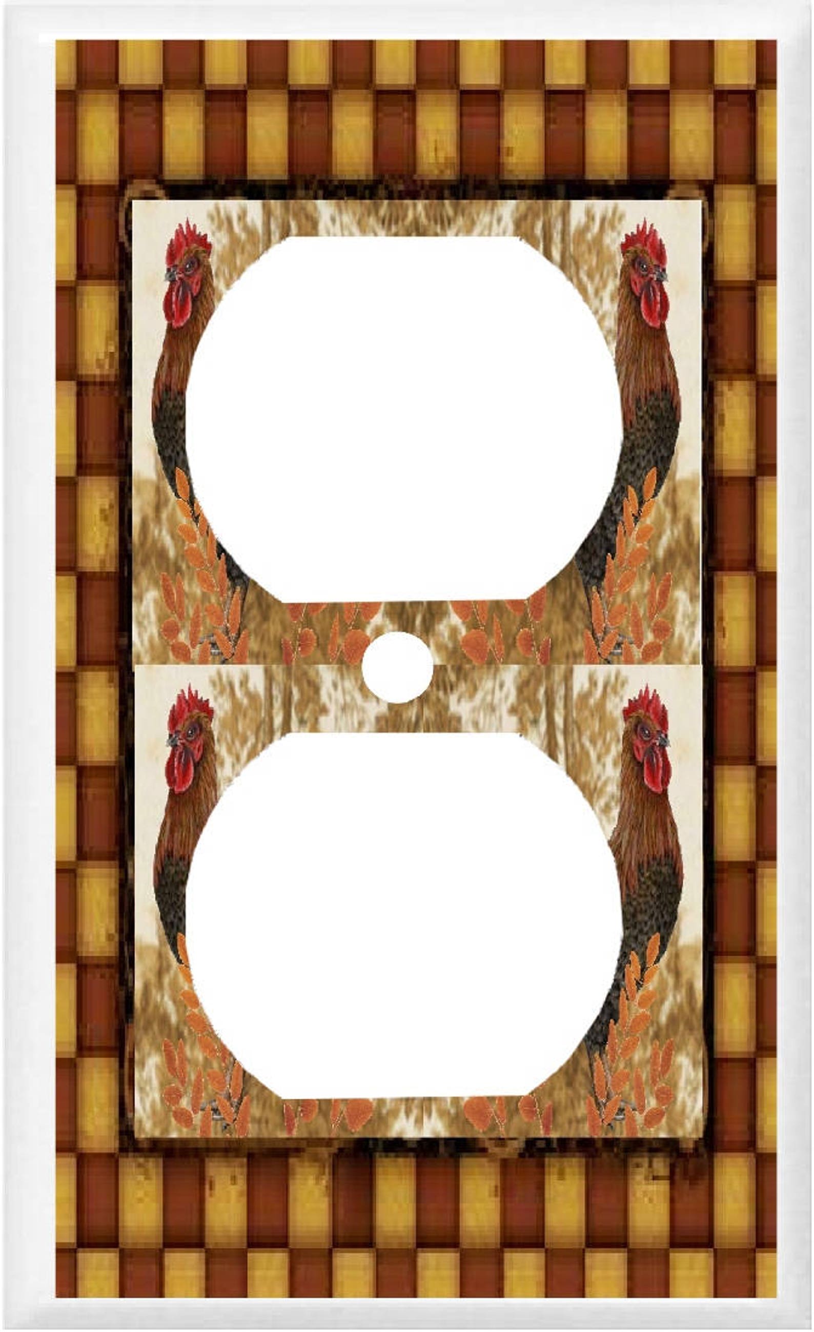 COUNTRY ROOSTER PRIMITIVE Light Switch Cover Plate # 2 You Pick Plate ...