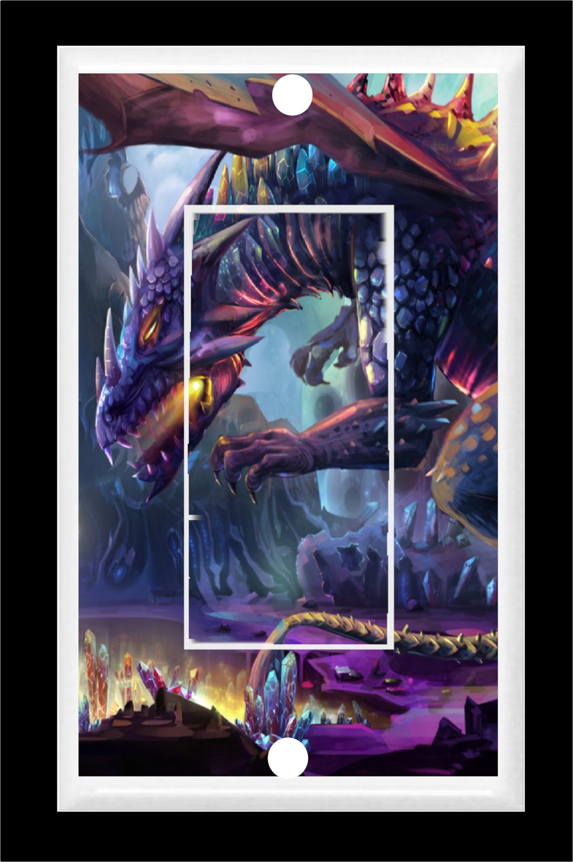 FIRE DRAGON 3 Fantasy Light Switch Cover Plate or Outlet | Etsy