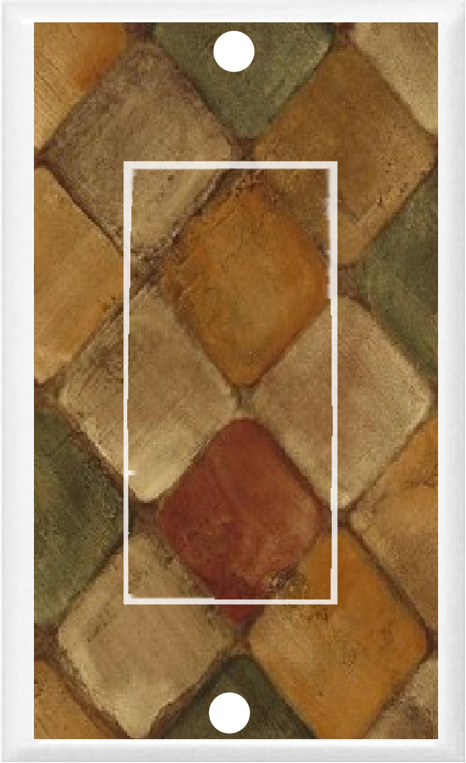 Italian Tuscan Tile Design Earth Tones Kitchen Home Decor Light Switch ...