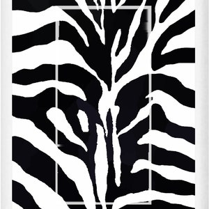 ZEBRA PRINT STRIPES #2 Light Switch Cover Plate Home Decor - Etsy