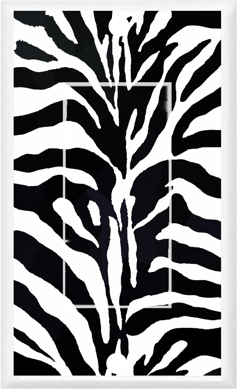 ZEBRA PRINT STRIPES #2 Light Switch Cover Plate Home Decor - Etsy
