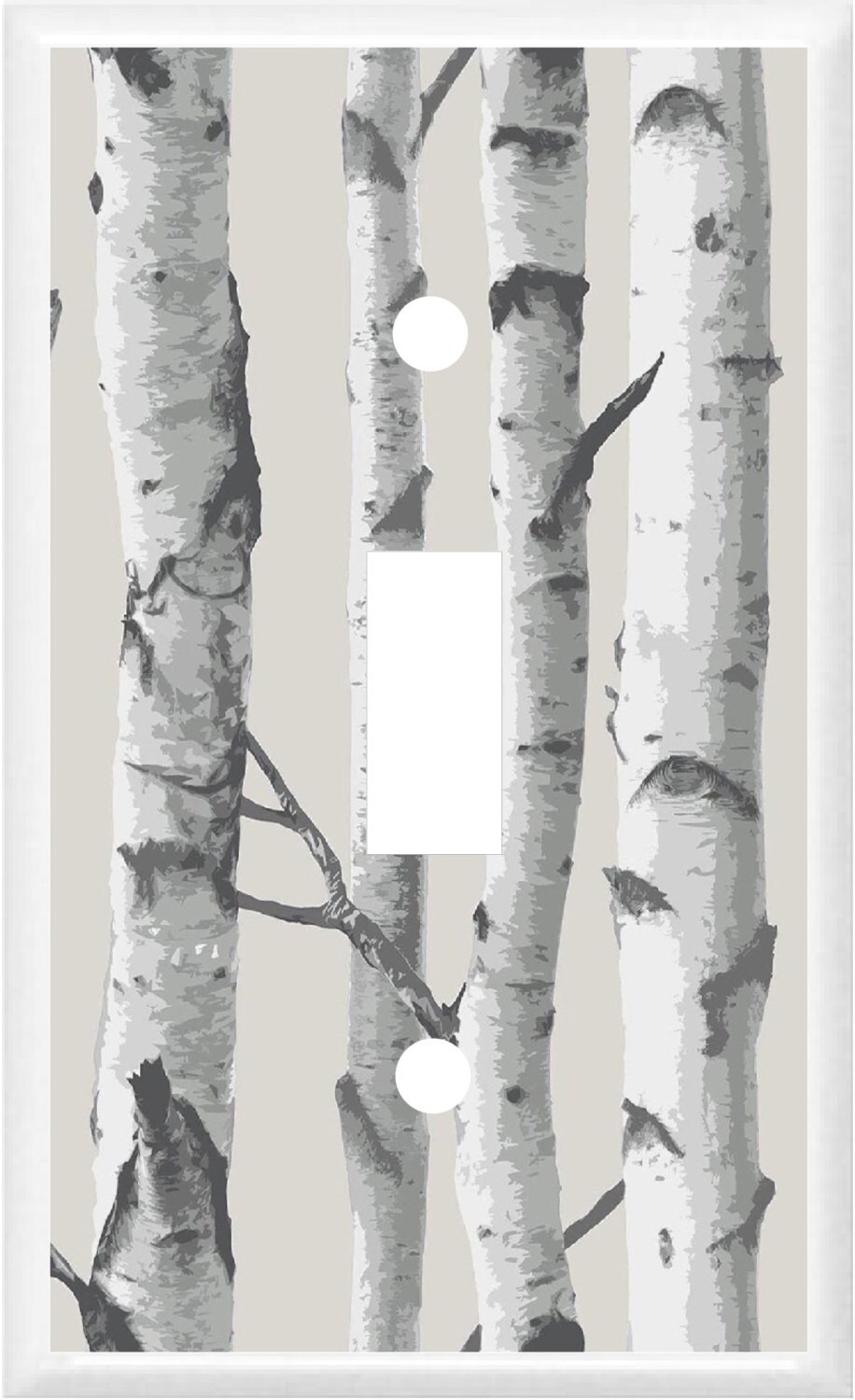 Birch Tree Trees Country Rustic Light Switch Cover Plate or Outlet Home ...