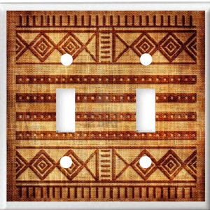 AFRICAN CLOTH # 1 Light Switch Cover Plate or Outlet Image of Cloth You ...