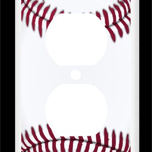 BASEBALL Light Switch Cover Plate or Outlet - Etsy