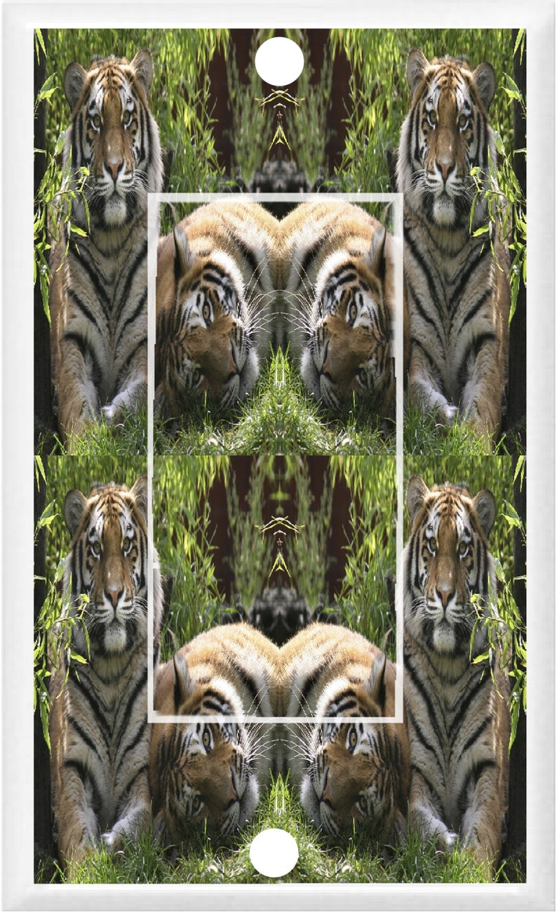 BENGAL TIGERS #5 Jungle Cats Light Switch Cover Plate or Outlet Home ...