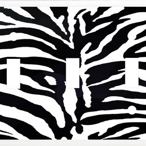 ZEBRA PRINT STRIPES #2 Light Switch Cover Plate Home Decor - Etsy