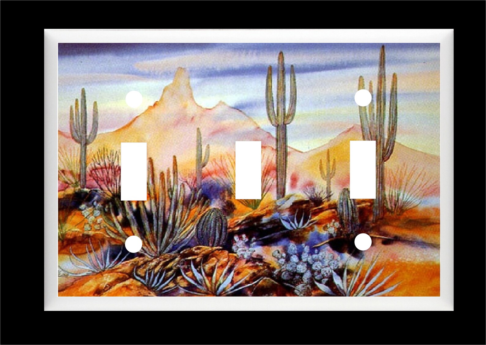 SOUTHWEST DESERT CACTUS #1 Light Switch Cover Plate Home Decor - Etsy