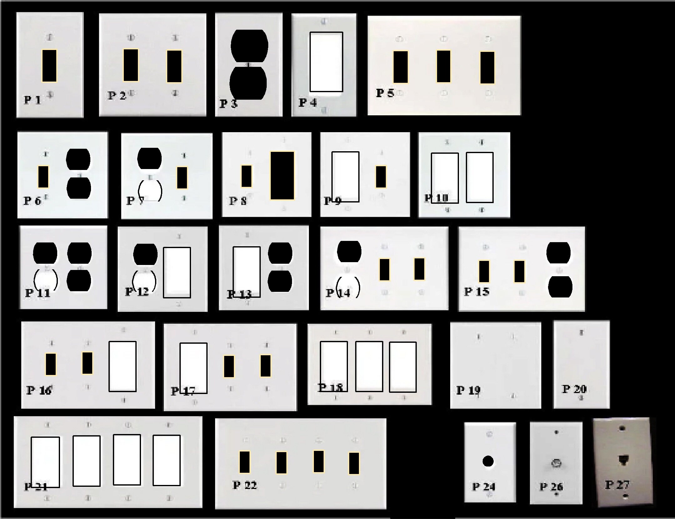 PAW PRINTS Black on Gray Light Switch Cover Plate or Outlet | Etsy