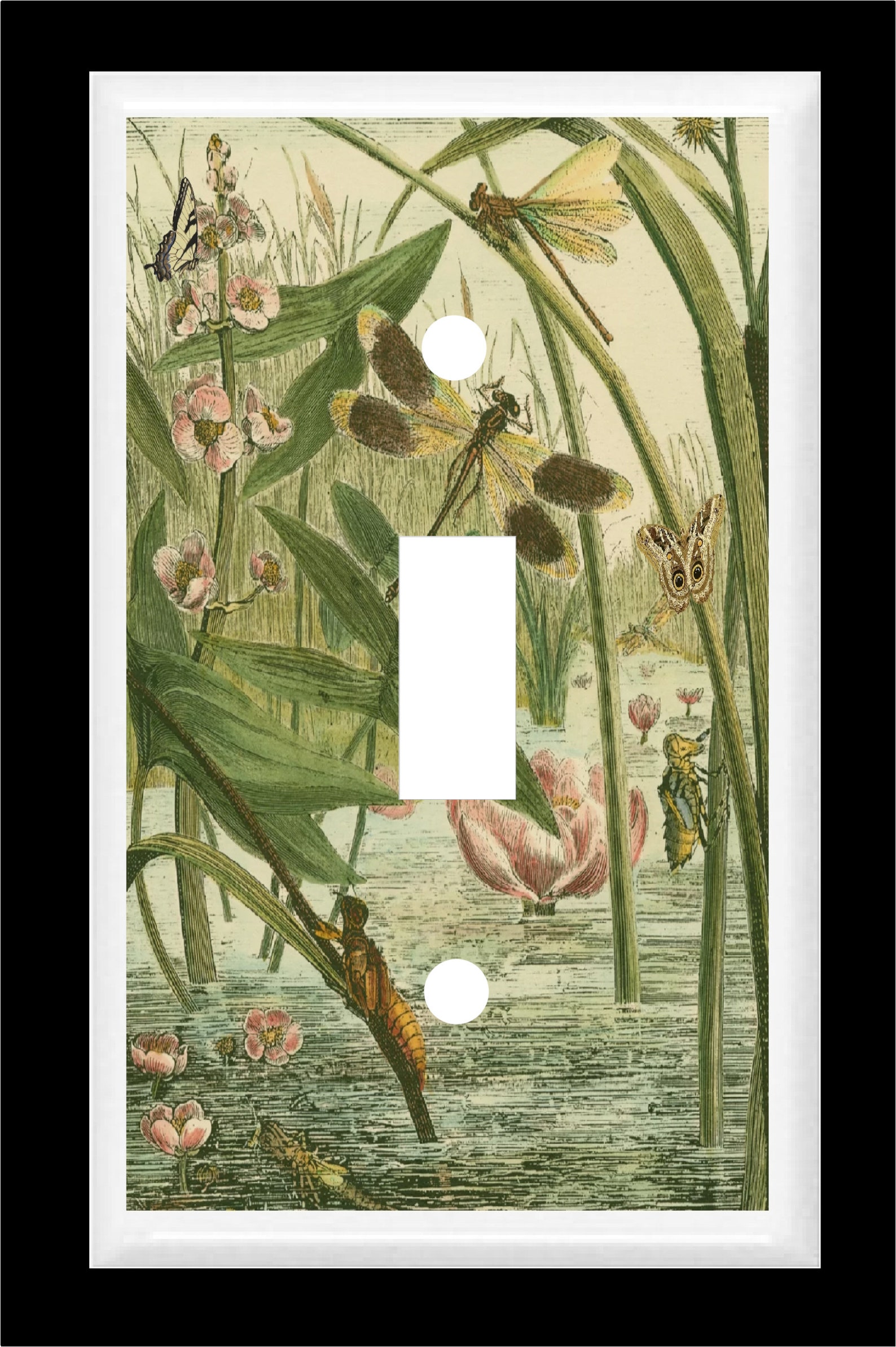 DRAGONFLY BUTTERFLY #1 Light Switch Cover Plate or Outlet Cover Home ...