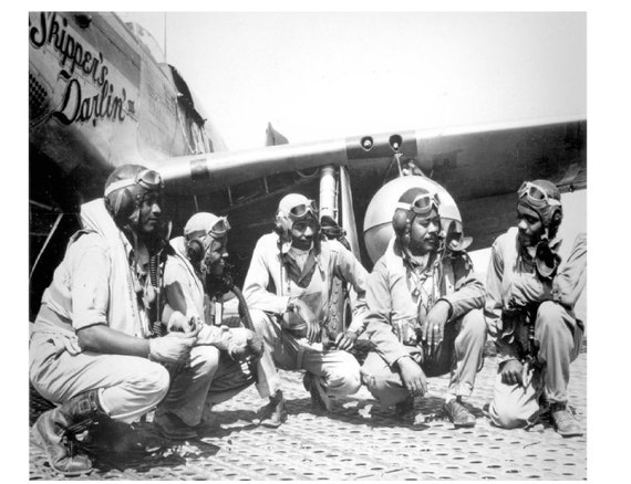 TUSKEGEE AIRMEN PILOTS WW2 History Mouse Pad or Hot Pad 7 X 9 - Etsy