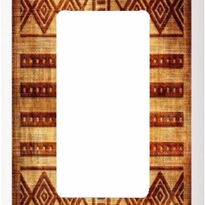AFRICAN CLOTH # 1 Light Switch Cover Plate or Outlet Image of Cloth You ...