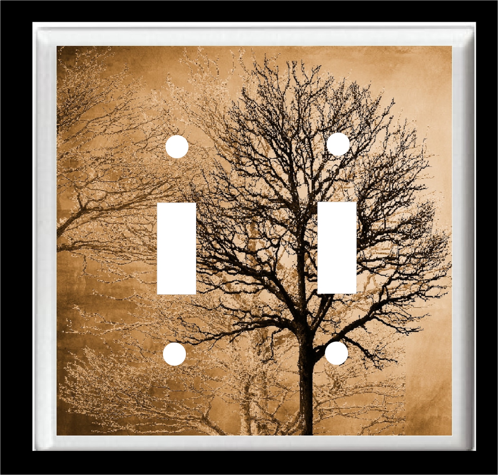 TREES FOREST Brown Tones Light Switch Cover Plate or Outlet - Etsy