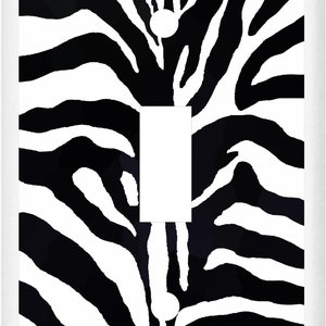 ZEBRA PRINT STRIPES #2 Light Switch Cover Plate Home Decor - Etsy