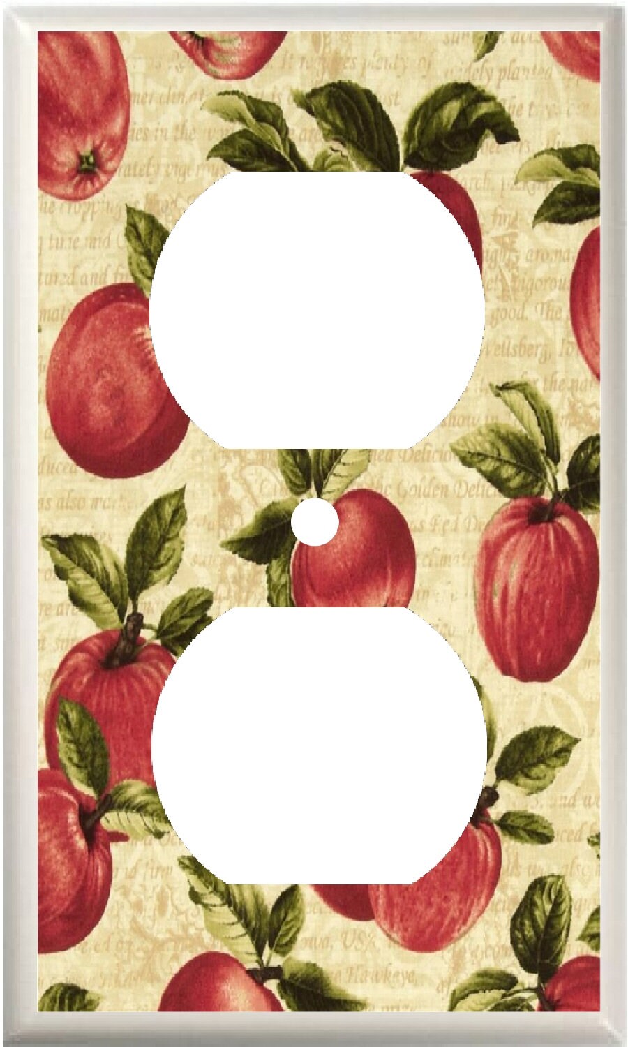 Red Apple Design 25 Light Switch Cover Plate or Outlet Home - Etsy