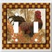COUNTRY ROOSTER PRIMITIVE Light Switch Cover Plate 2 You Pick Plate ...