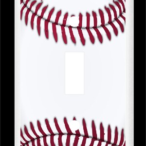 BASEBALL Light Switch Cover Plate or Outlet - Etsy