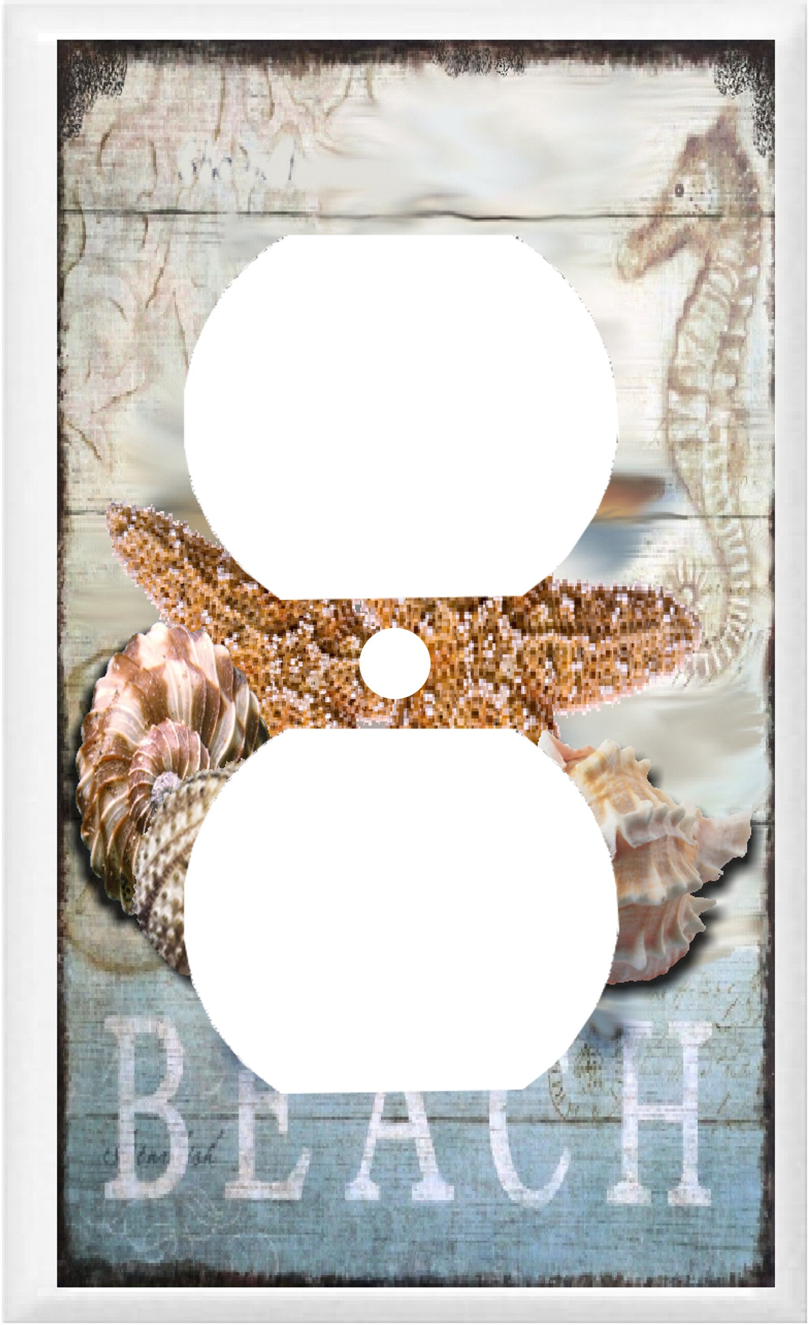 SEASHELL STARFISH BEACH Light Switch Cover Plate or Outlet - Etsy