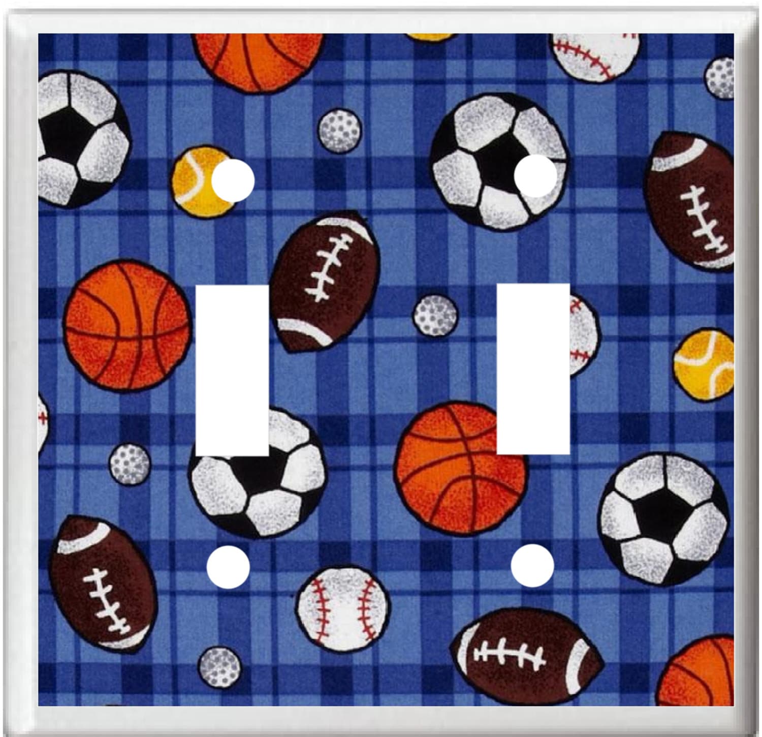 All Sports Light Switch Cover Plate or Outlet Boys Room Decor You Pick ...