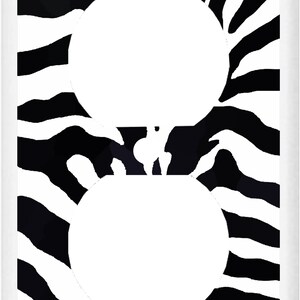 ZEBRA PRINT STRIPES #2 Light Switch Cover Plate Home Decor - Etsy
