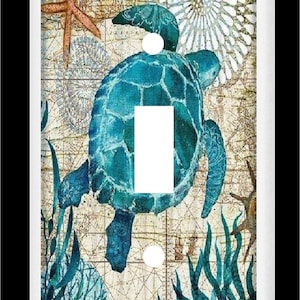 SEA TURTLE STARFISH Light Switch Cover Plate or Outlet Home Decor - Etsy