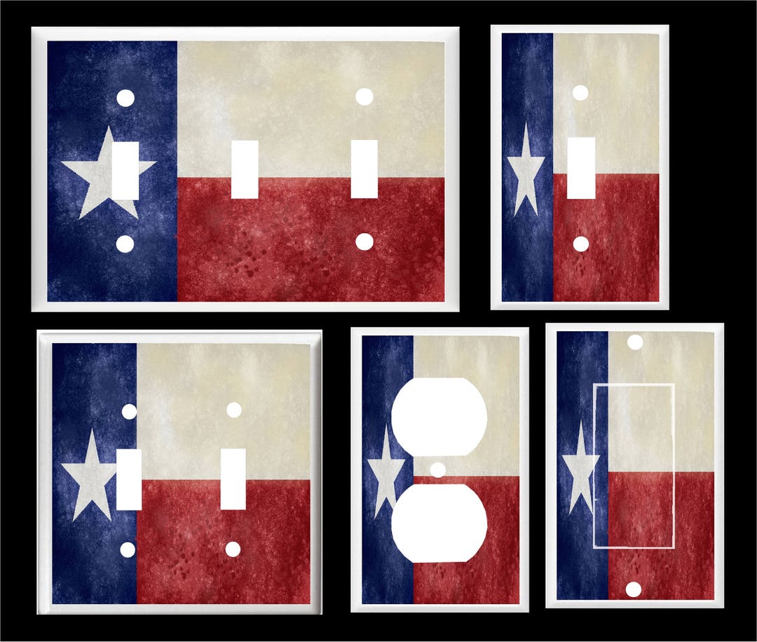 Texas State Flag Light Switch Cover Plate or Outlet Home Decor You Pick ...