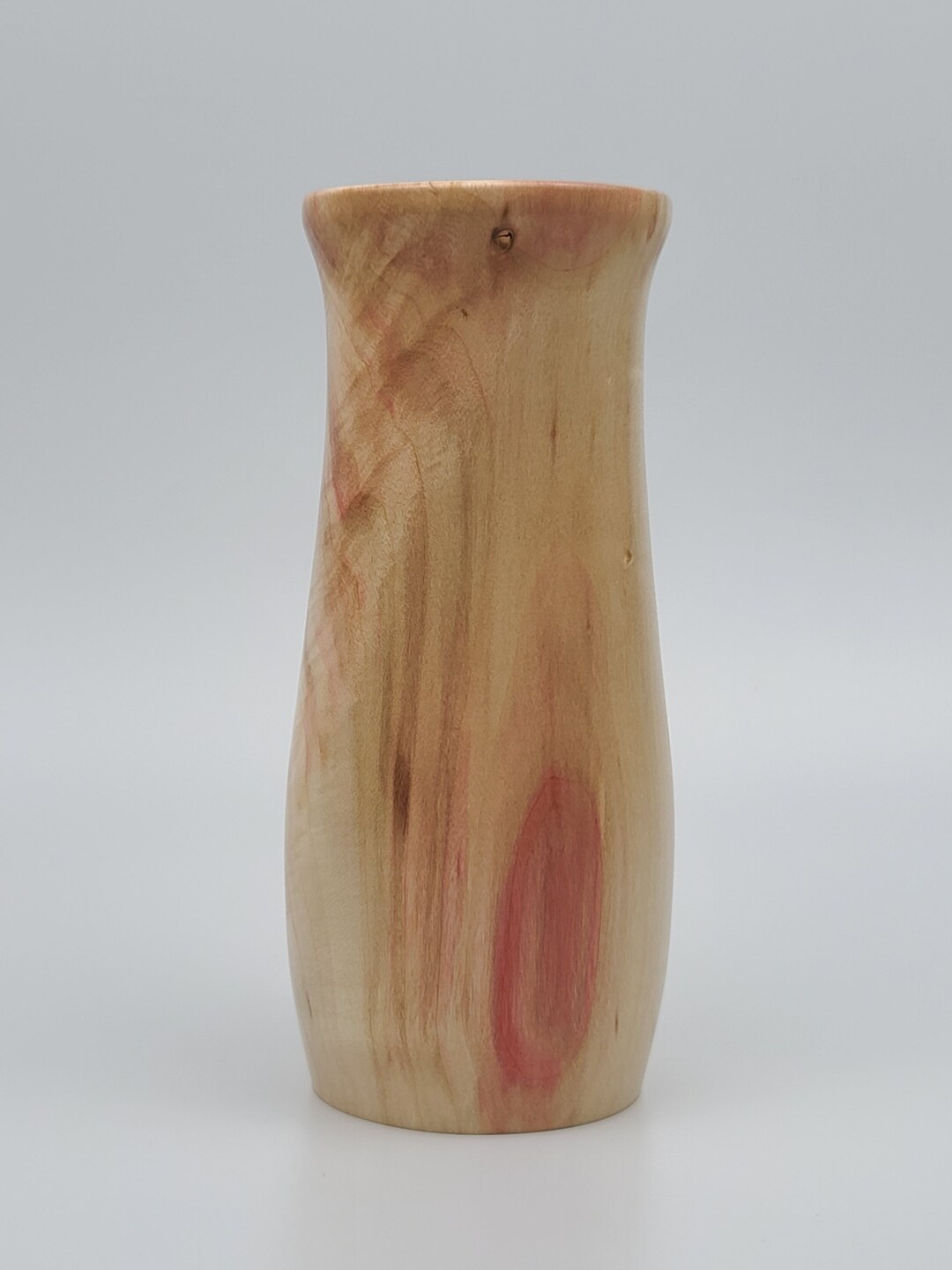 Decorative Hand Turned Boxelder Vase, Decorative Handmade Wooden Vase ...
