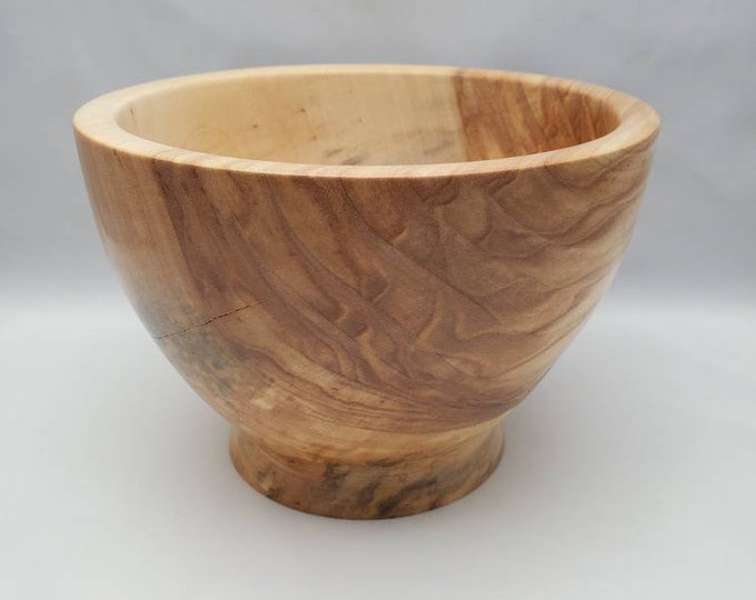 Decorative Hand Turned Small Birch Bowl, Hand Made Wooden Bowl, 4"h X 5 ...