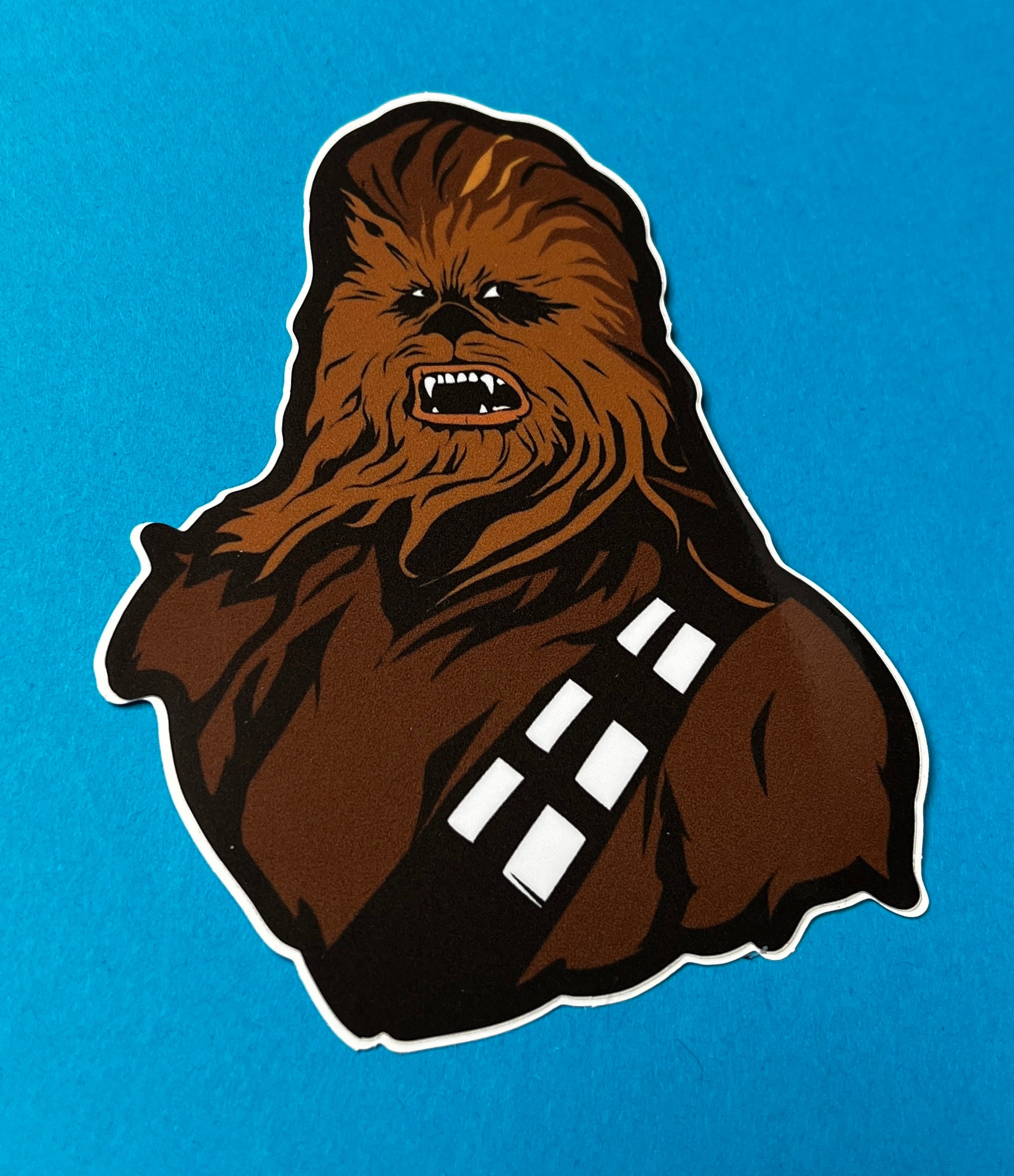 Chewbacca Chewie Star Wars 4 Sticker - Etsy