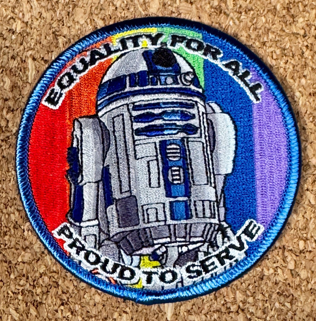 Star Wars Equality for All R2 D2 Artoo Droid Pride Patch 4" - Etsy
